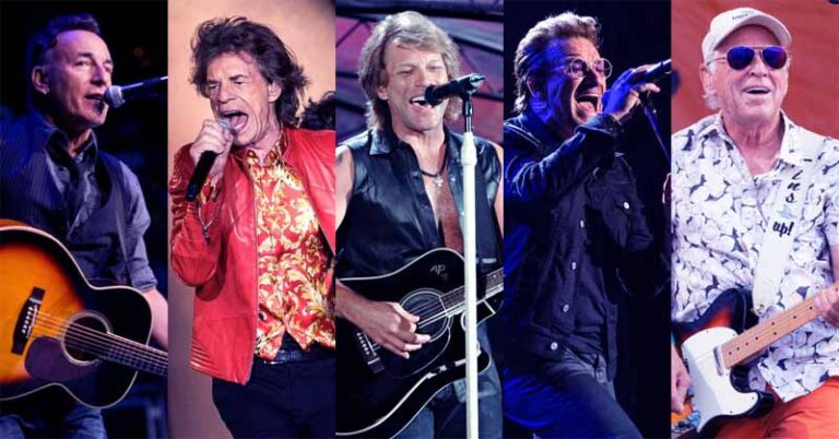 Top 10 Richest Rock Stars in the World 2021 - Fakoa
